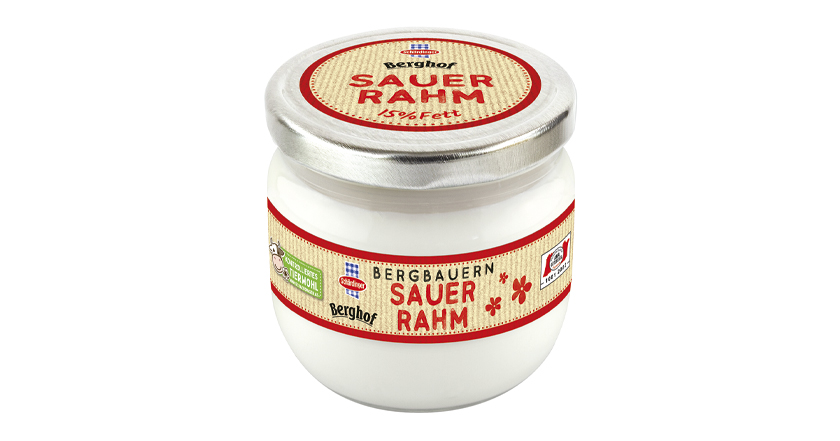 Sauerrahm im Glas | moproweb